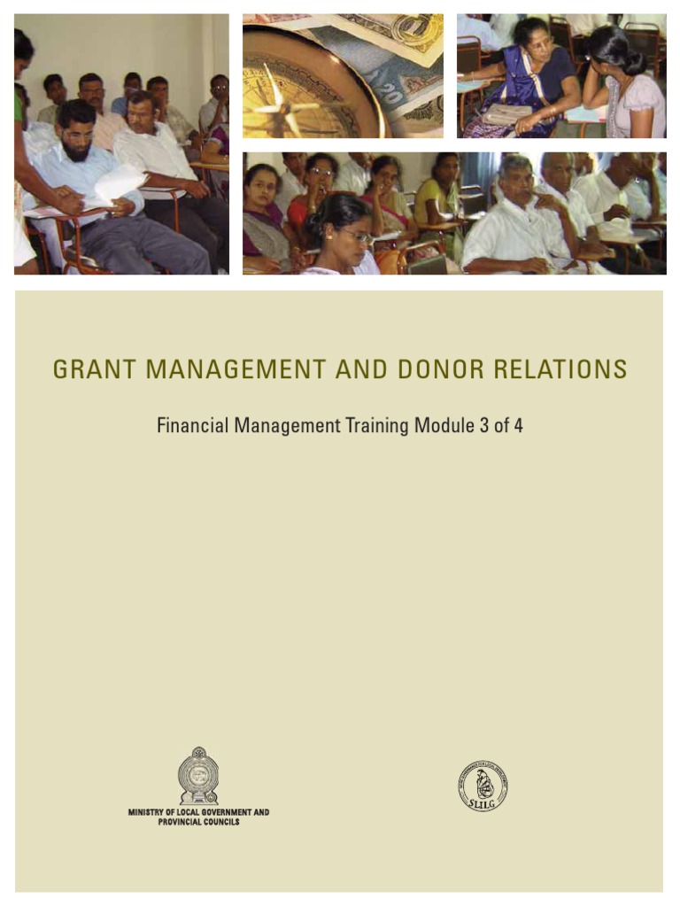 Grant Management Donor Relations | PDF | Grant (Money) | Request For ...