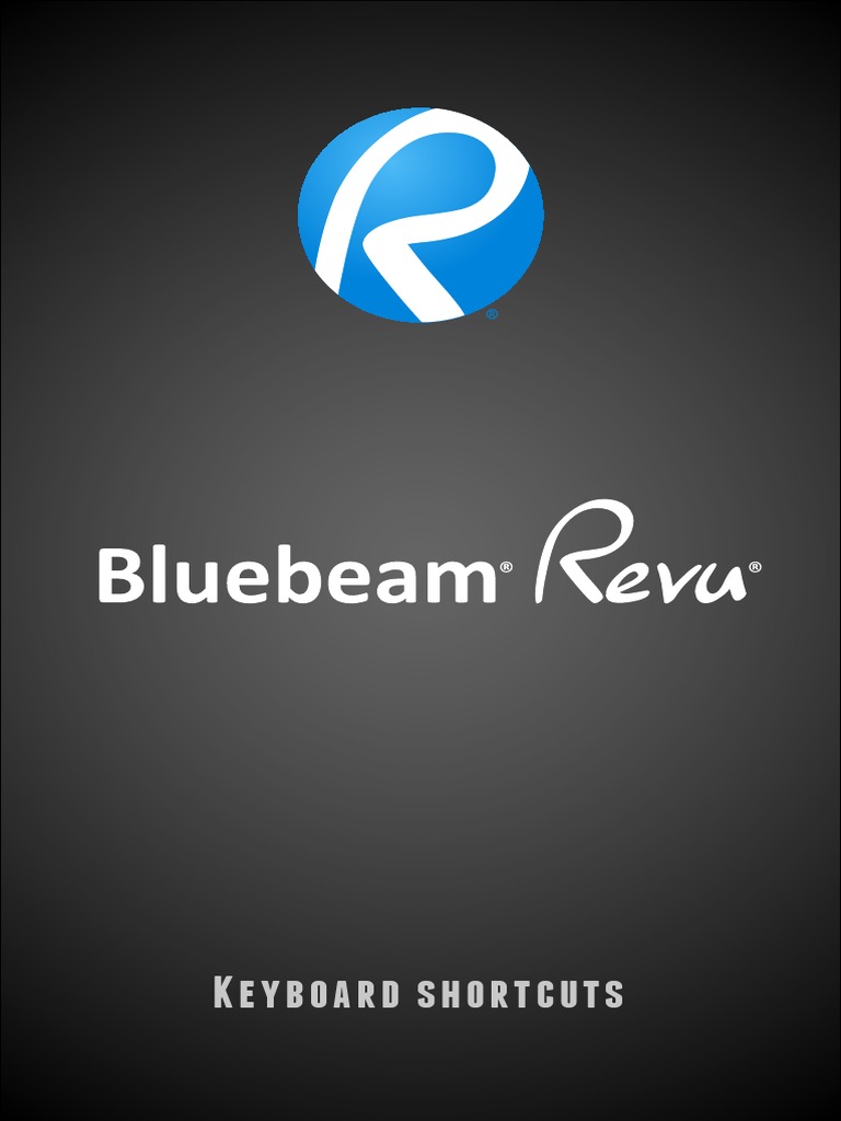BLUEBEAM Keyboard Shortcuts | PDF | Tab (Gui) | Computer Keyboard