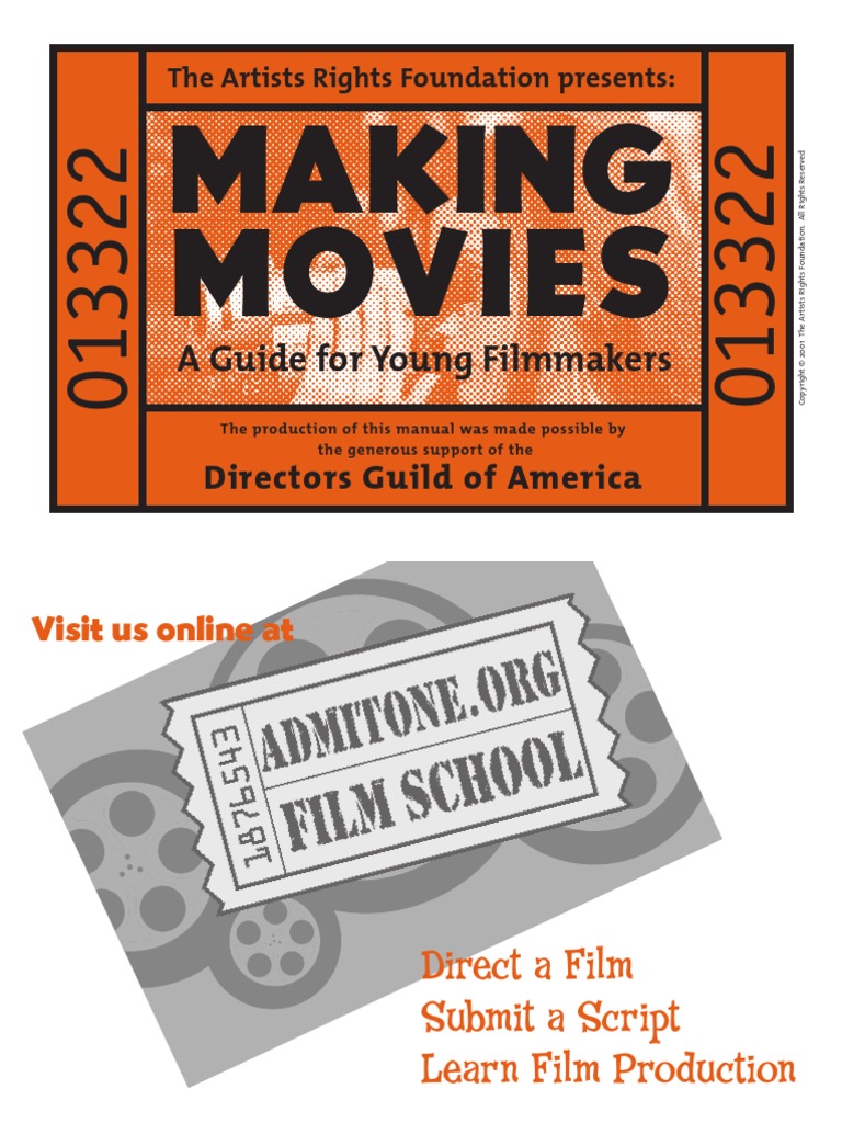 Making Movies: A Guide For Young Filmmakers | PDF | Filmmaking | Leisure