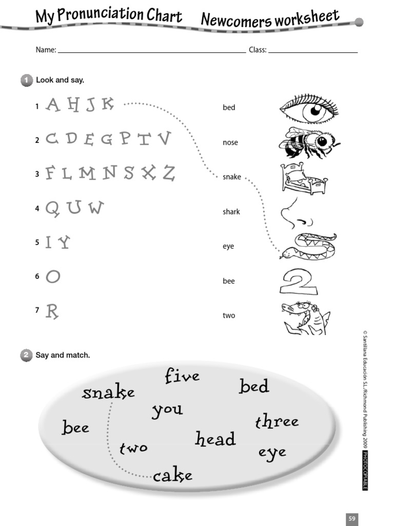 Newcomers Worksheets | PDF
