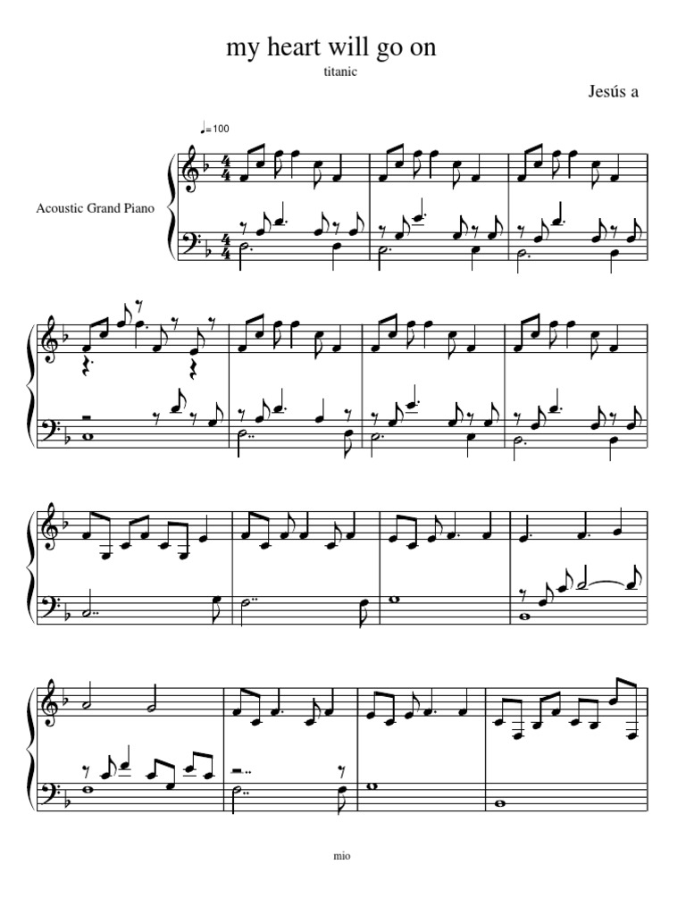 My Heart Will Go On | PDF