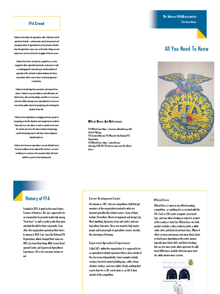 Ffa Brochure 1 | PDF | Livestock Farming | Agriculture