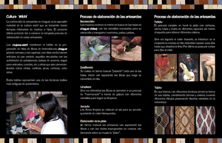 Artesanías Wichí en Chaguar: Proceso Tradicional | PDF | Naturaleza