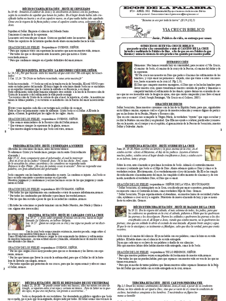 Via Crucis Biblico PDF | PDF