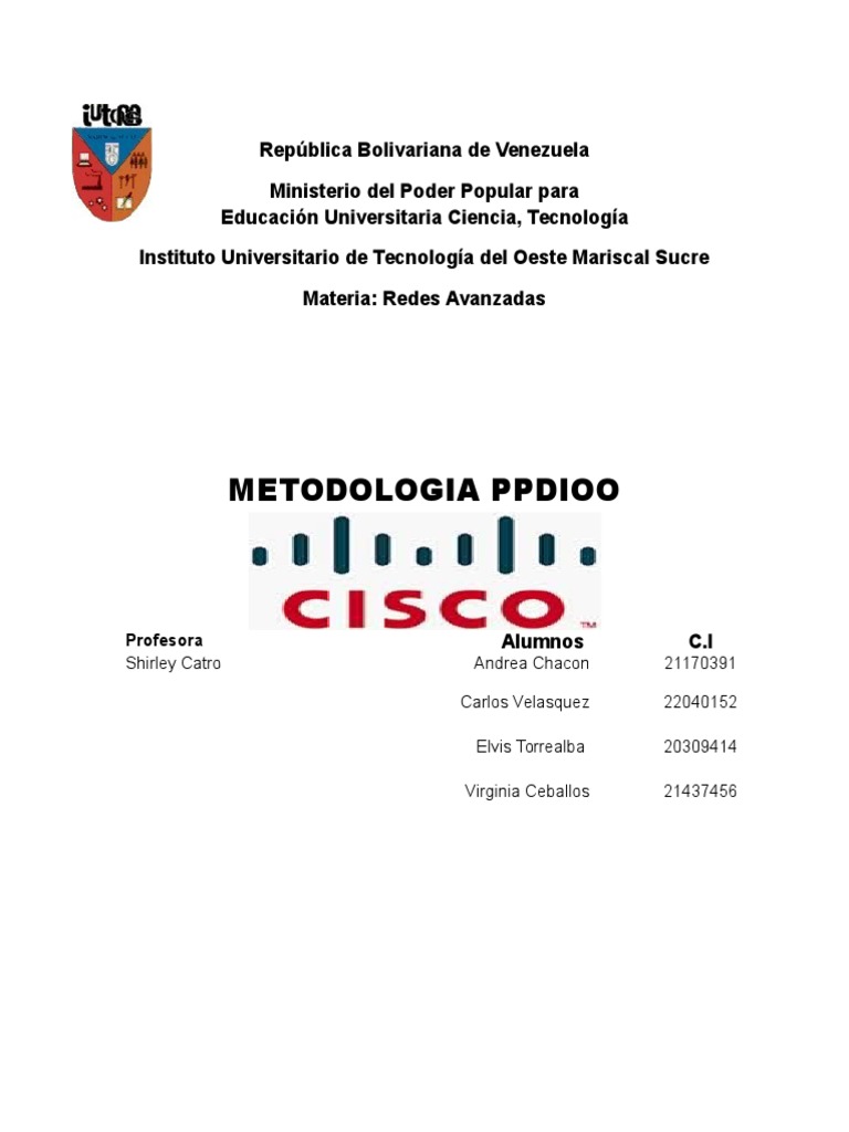 Metodologia Cisco Ppdioo | PDF