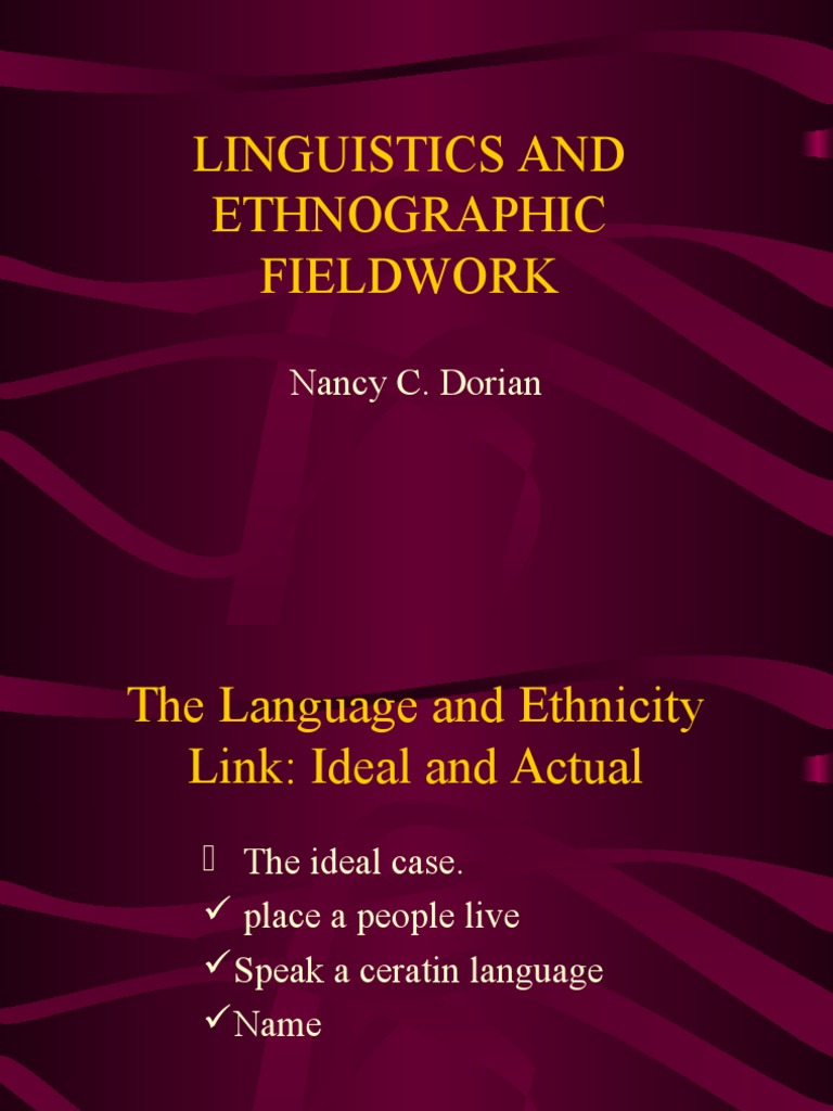 Linguistics and Ethnographic Fieldwork | PDF | Ethnic Groups | Field Research