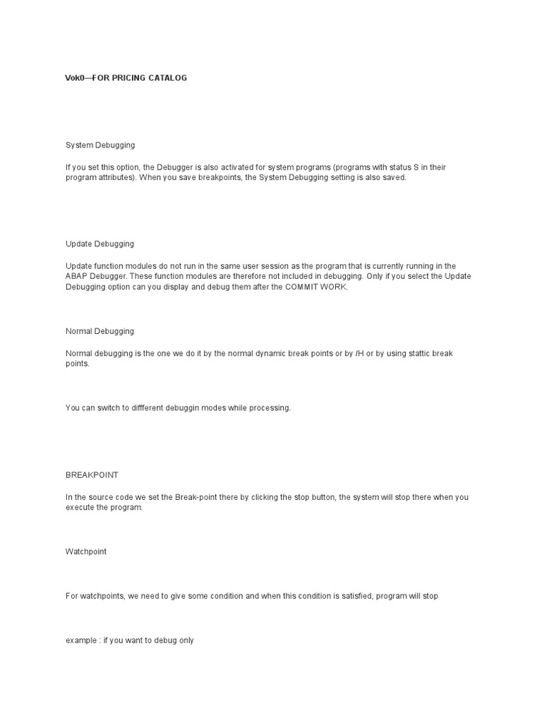 Debugging | PDF Debugging | PDF