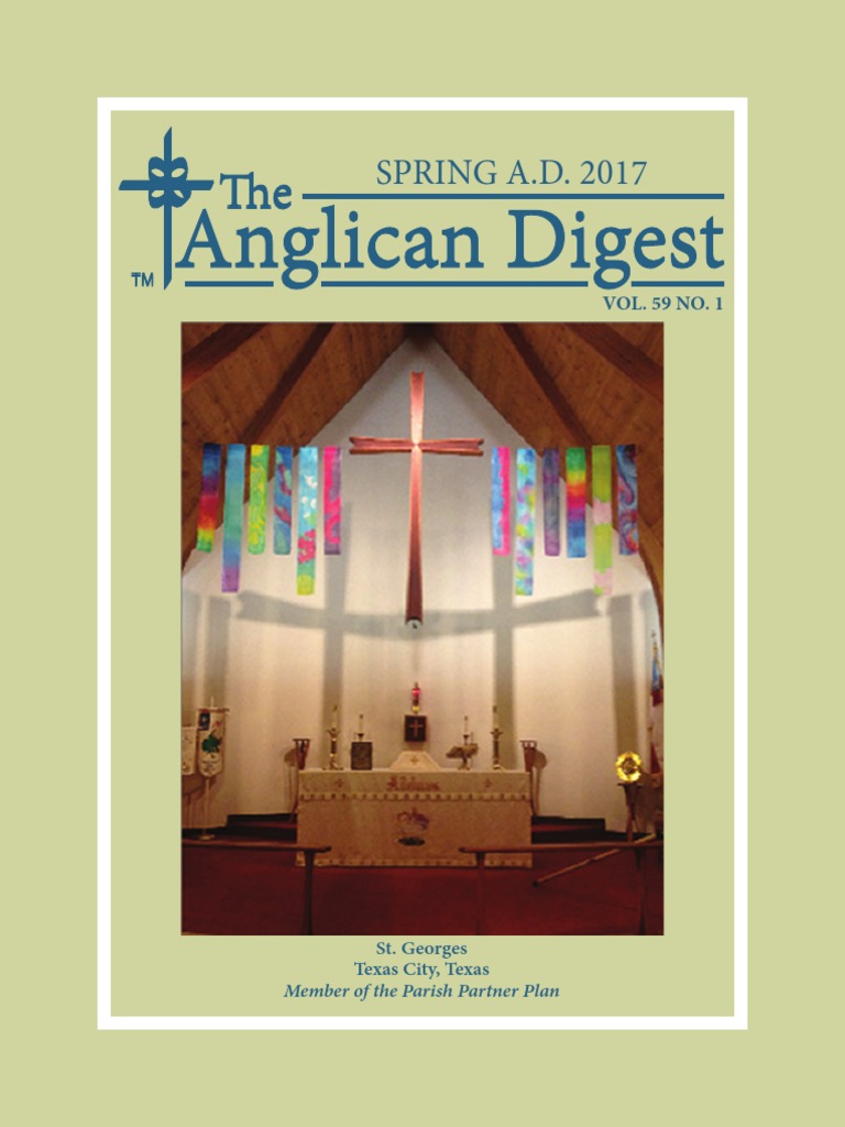 Issues Archive - The Anglican Digest