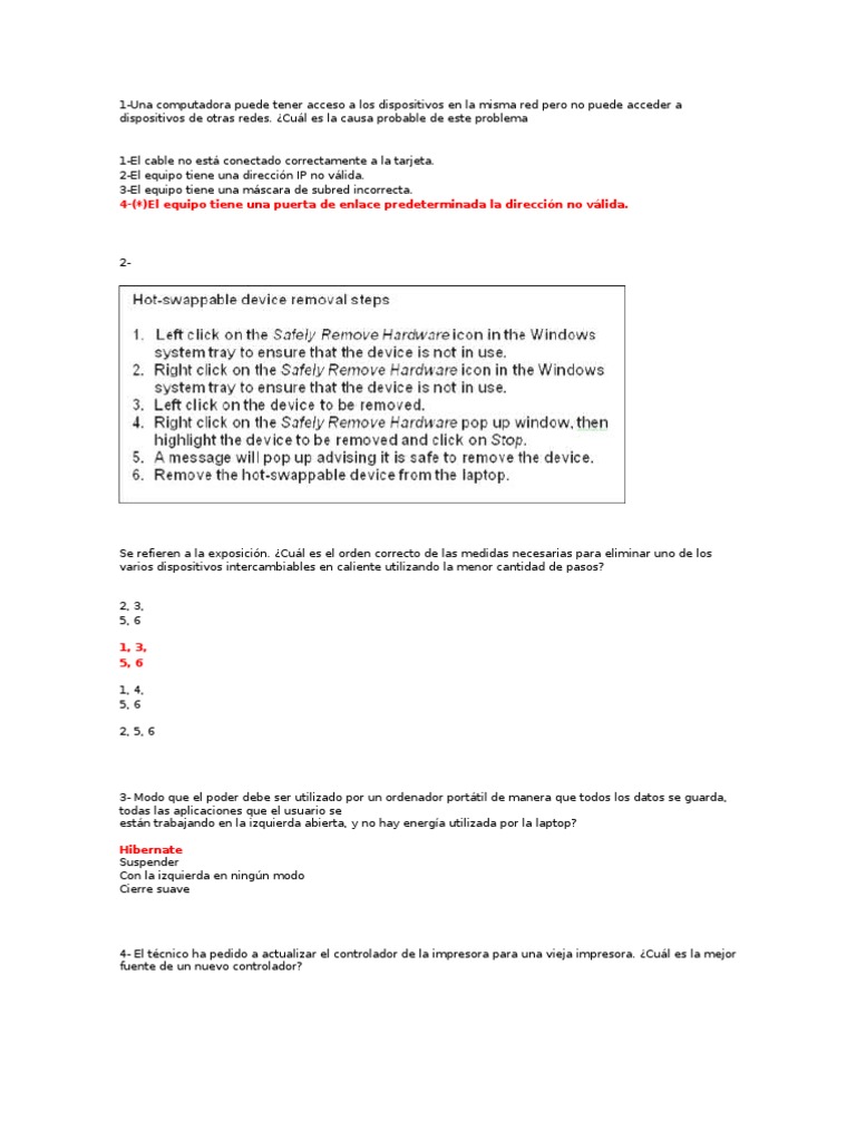 Examen IT Essentials 1 10 v4.0 | PDF