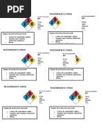 Rombo de Seguridad Del Alcohol Etilico 70%