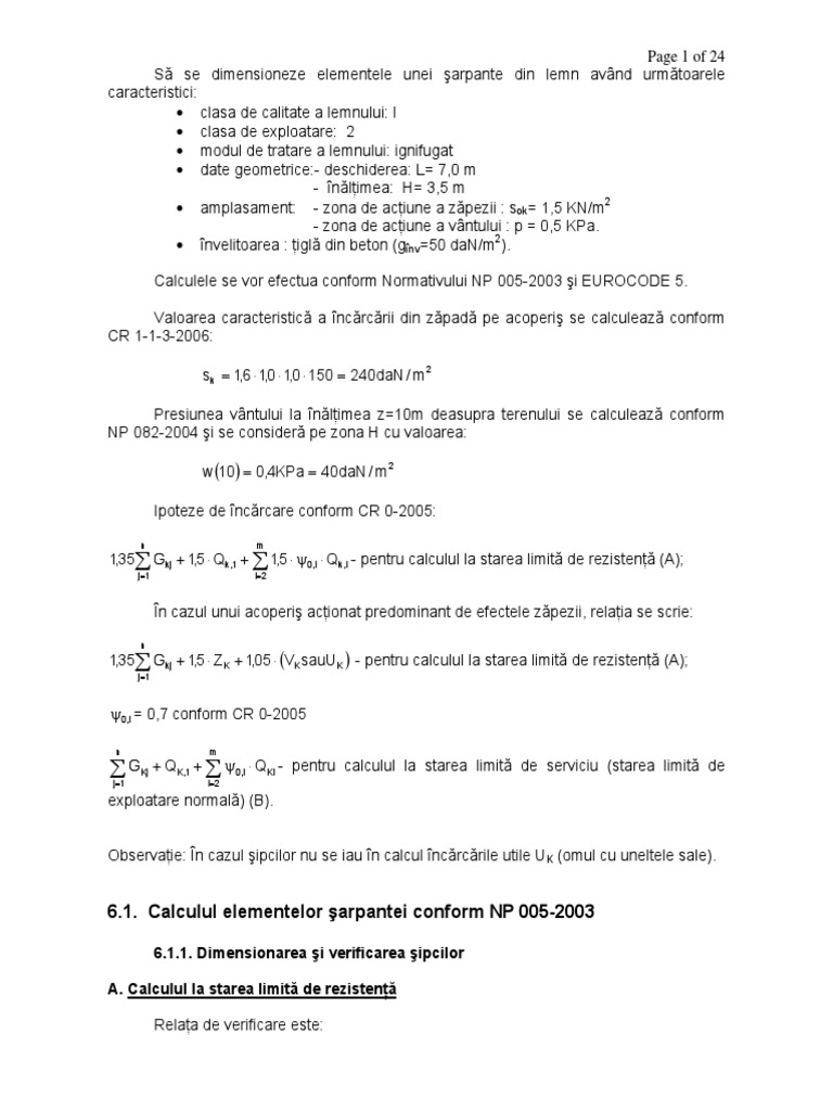 Sarpata Exemle de Calcul | PDF