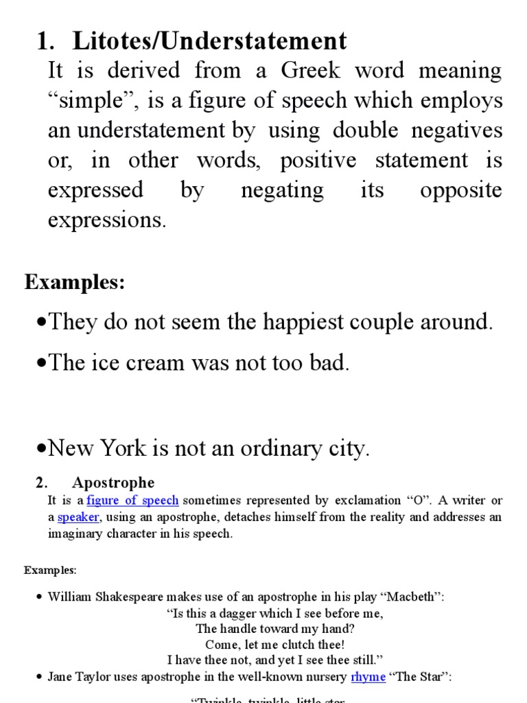 Apostrophe Figure Of Speech Examples
