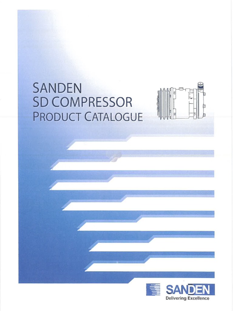 Sanden Singapore SD7 Series Compressor Catalogue PDF | PDF