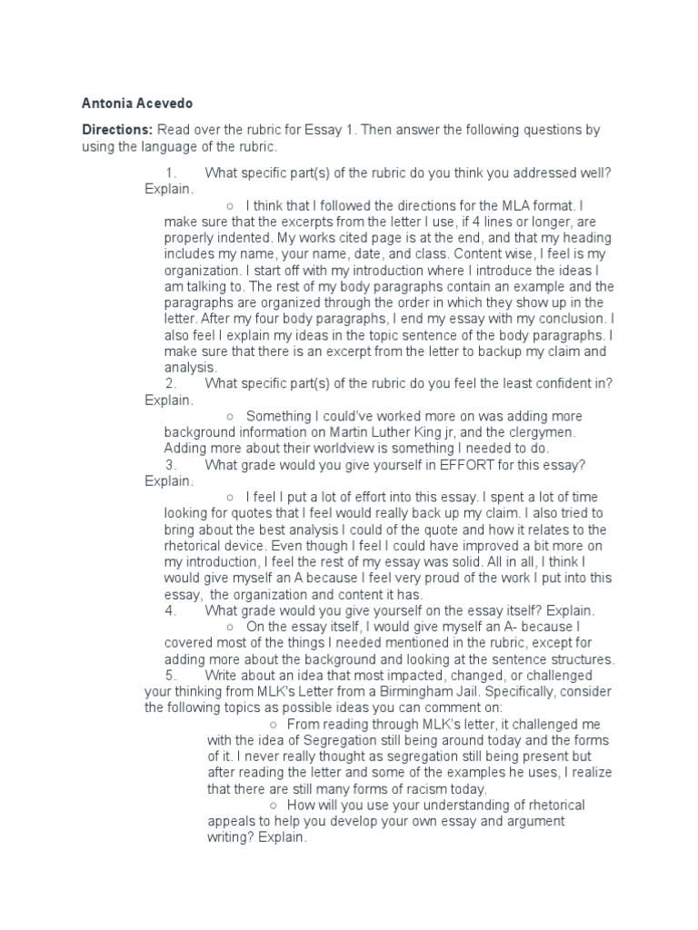 Reflection 3 | PDF | Paragraph | Essays