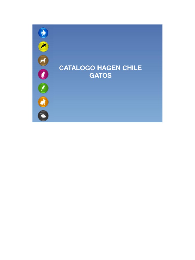 Catálogo de productos para gatos de la marca Hagen Chile | PDF | Gatos ...