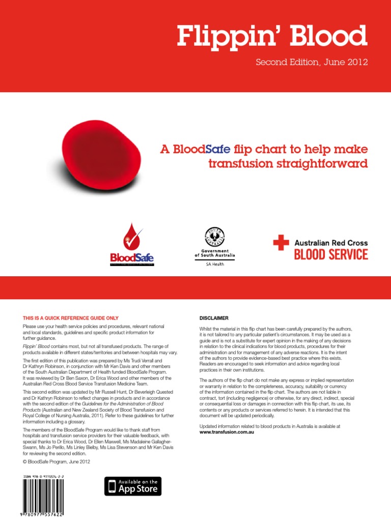 Flippin' Blood: A Blood Flip Chart To Help Make Transfusion ...