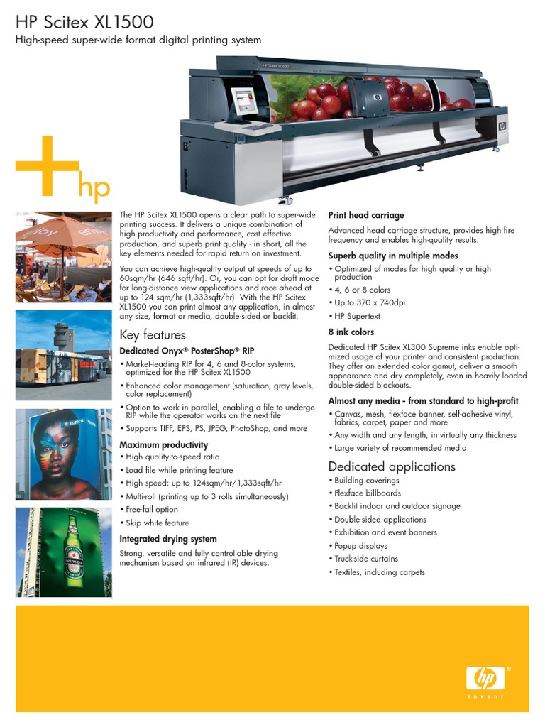 XL1500 | PDF | Printer (Computing) | Digital Technology