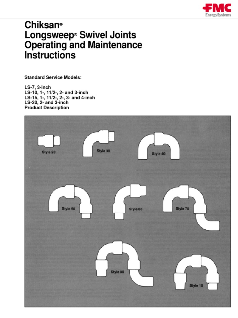 Maintenance Chiksan FMC LLS - OM - STD | PDF | Leak | Bearing (Mechanical)