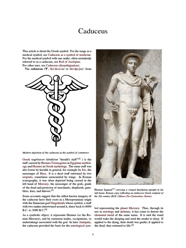 Caduceus | Symbols | Mythology