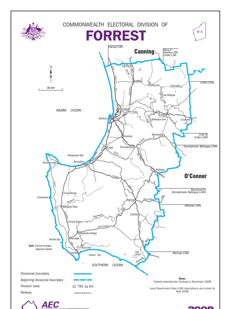 Forrest: Commonwealth Electoral Division of | PDF | Nature