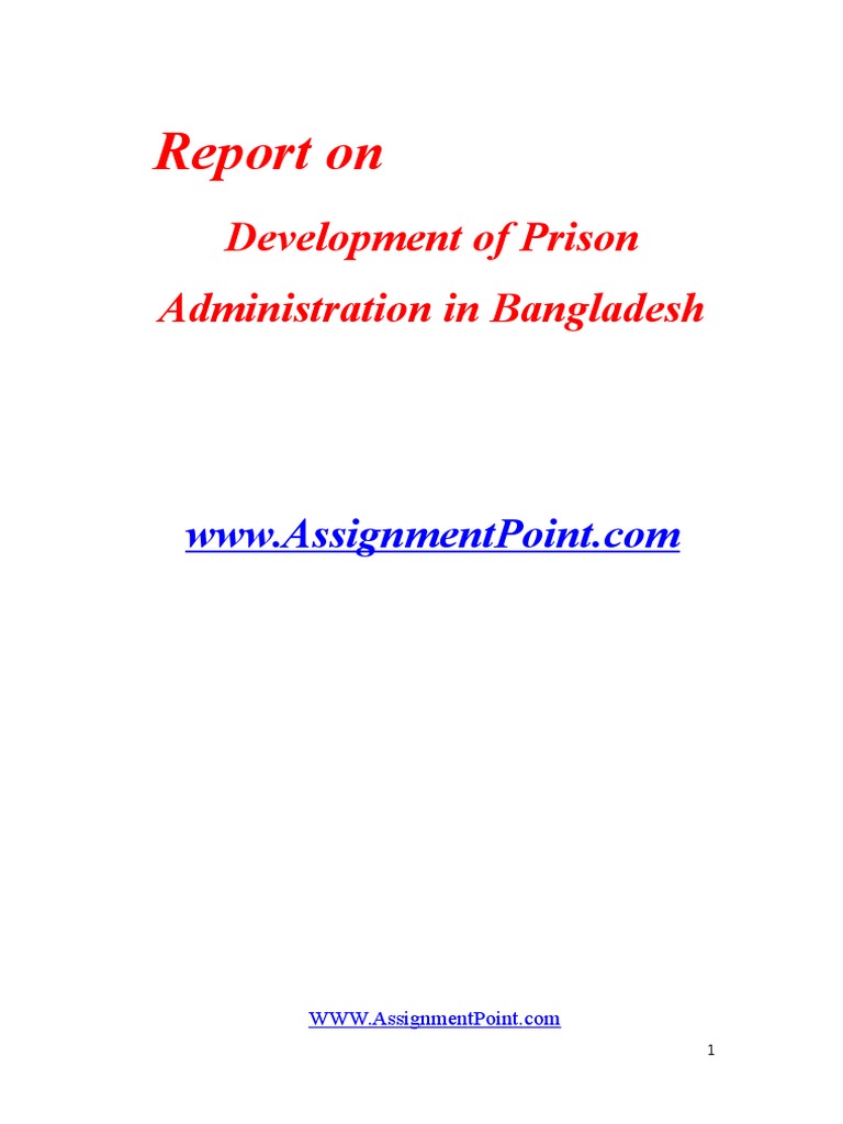 Development of Prison Administration in Bangladesh | PDF | Remand (Detention) | Prison