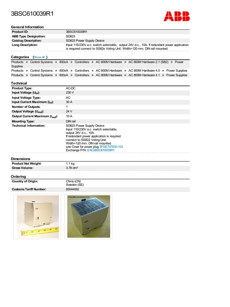 Power Supply Device SD823 | PDF | Power Supply | Alternating Current