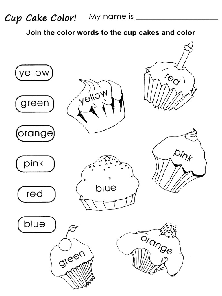 Cup Cake Color!: My Name Is | PDF