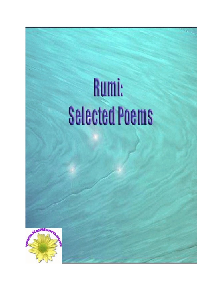 Rumi Selected Poems | PDF | Rumi | Patience