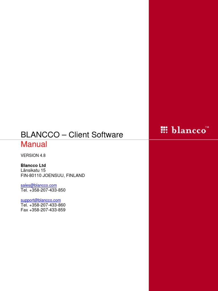 Blancco Eraser Client Software v48 User Manual | PDF | Bios | Hard Disk ...
