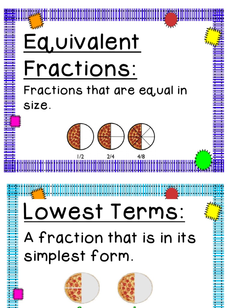 Fractionvocabularycards | PDF | Cooking, Food & Wine | Teaching Methods ...