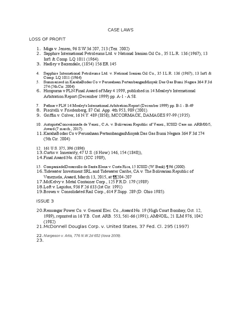 Case Laws Pranav | PDF