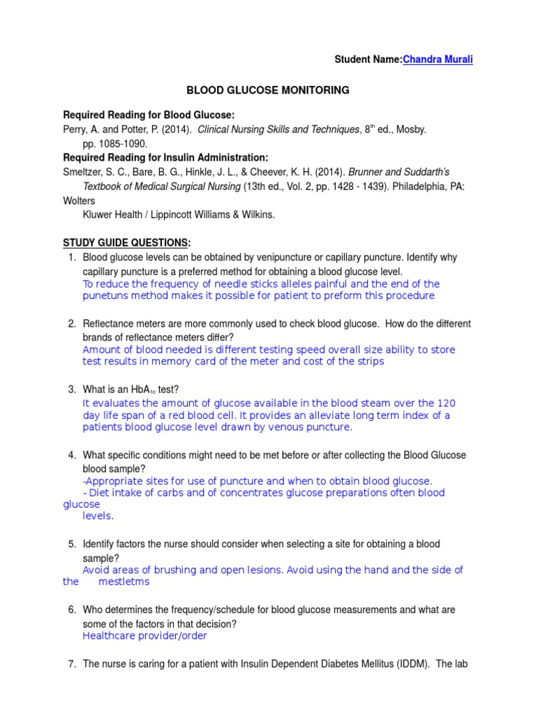 Insulin Administration and Glucose Monitoring Guide | PDF | Insulin ...