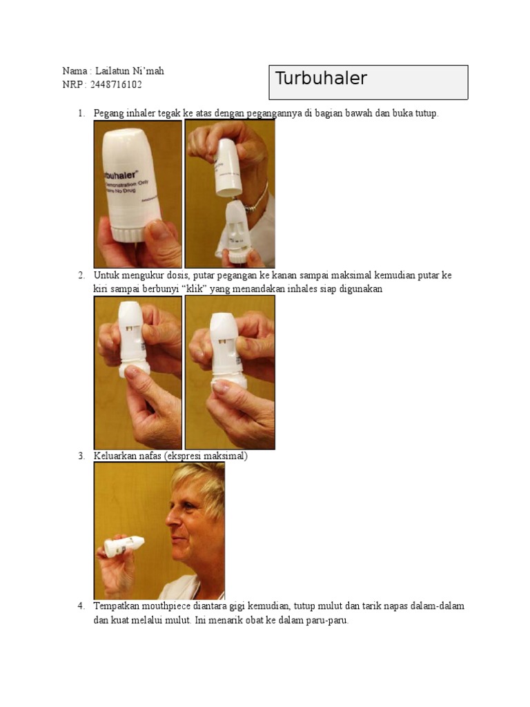 Cara Penggunaan Turbuhaler | PDF