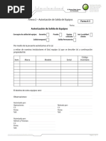 Formato Vale de Entrada de Mercancia de Almacen | PDF