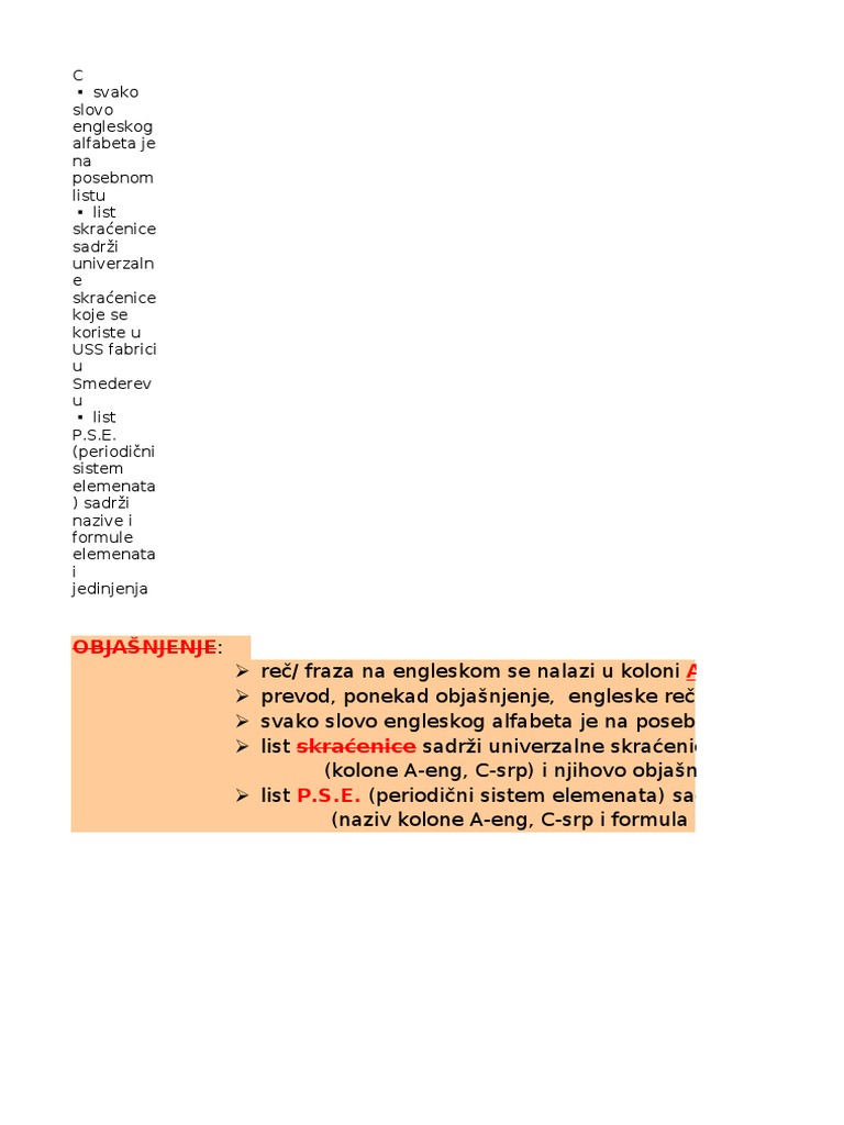 Masinski Recnik | PDF