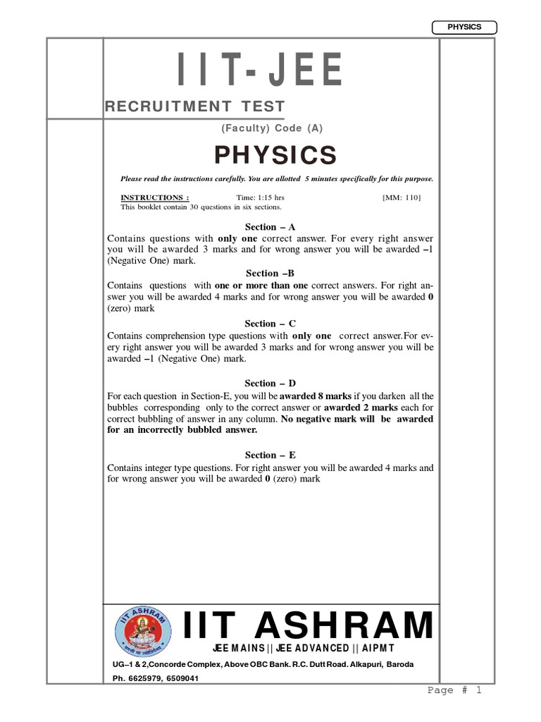 Physics Paper | PDF | Electron | Atoms