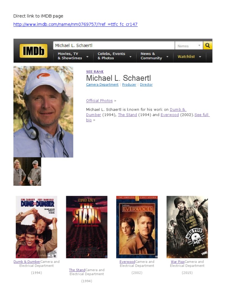 Imdb Bio | PDF | Television Programs | Entertainment (General)