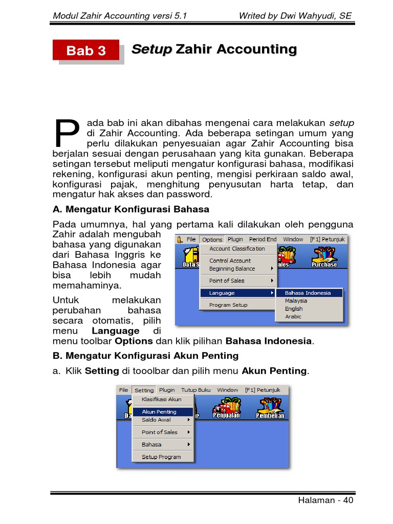 Setup Zahir Accounting PDF | PDF | Pengelolaan Keuangan & Uang