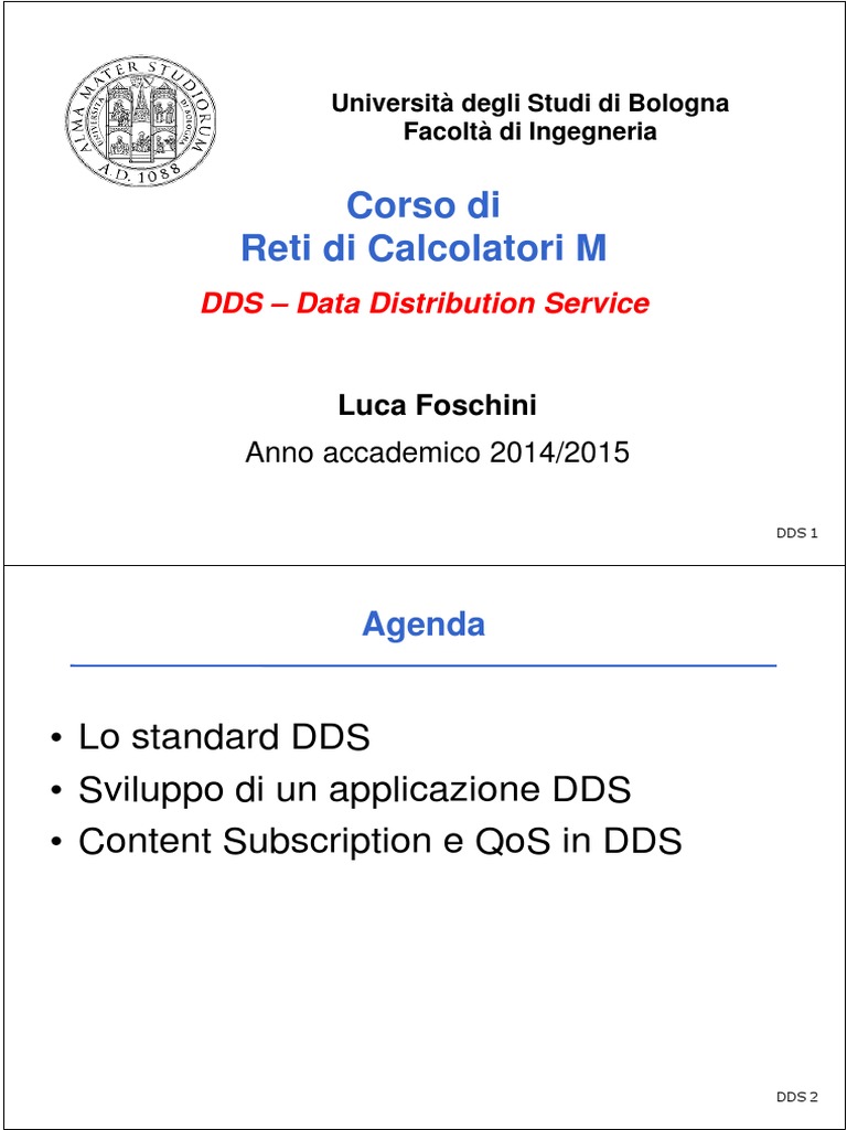 Es3 - DDS - Data Distribution Service PDF | PDF