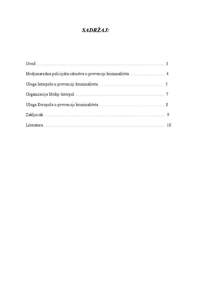 Prevencija Kriminaliteta | PDF