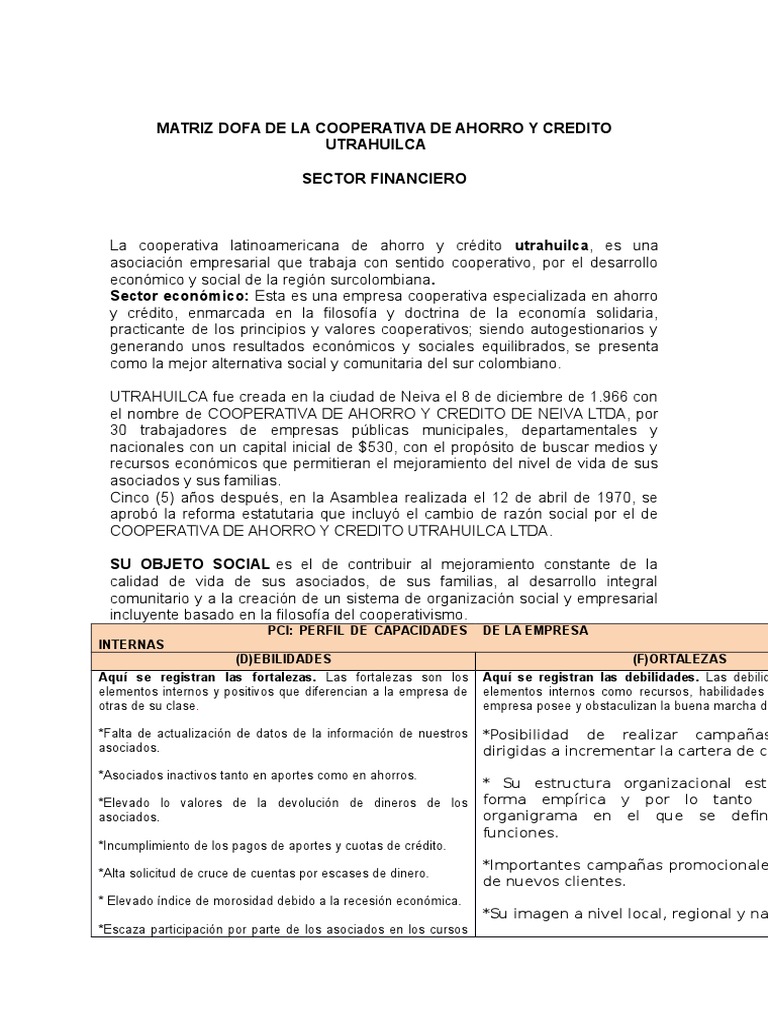 Mercadeo Estrategico Jeffer | PDF | Cooperativa | Competitividad