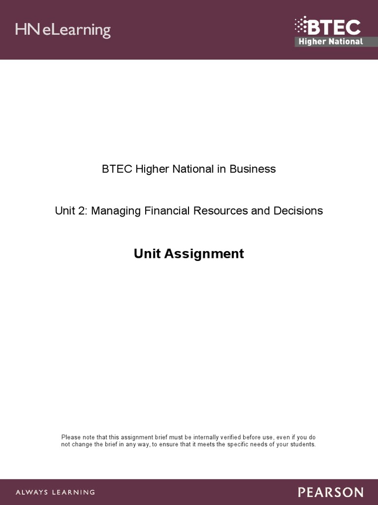 Unit 2 Assignment Managing Financial Resources & Decisions Sam | PDF ... Unit 2 Assignment Managing Financial Resources & Decisions Sam | PDF ...