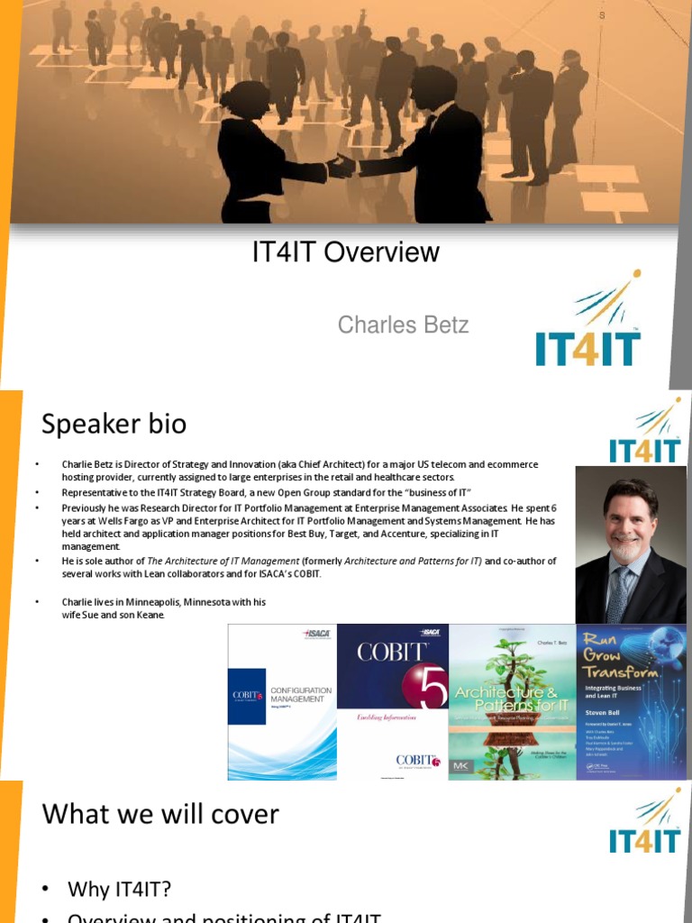 IT4IT Overview Explained | PDF | Itil | Agile Software Development