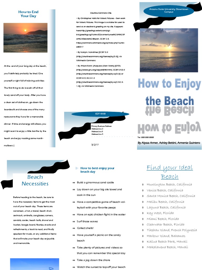 Beach Brochure | PDF