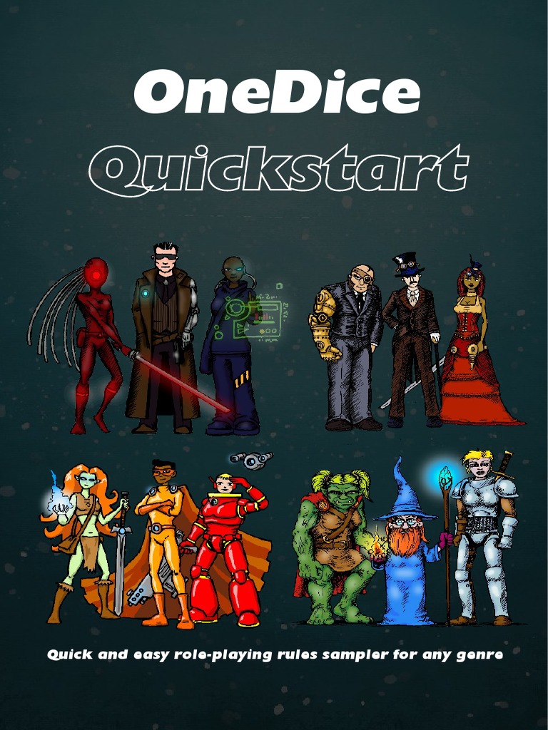 OneDice - Quickstart | PDF | Role Playing Games | Leisure
