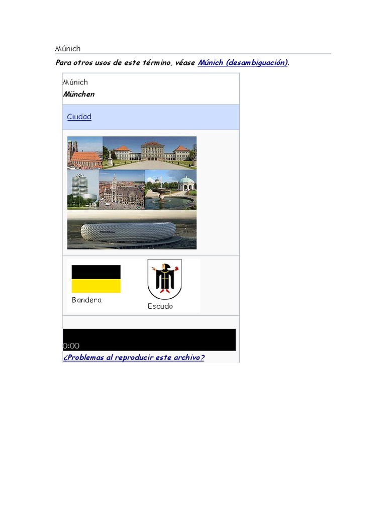 Múnich | PDF | Munich | Conflicto armado