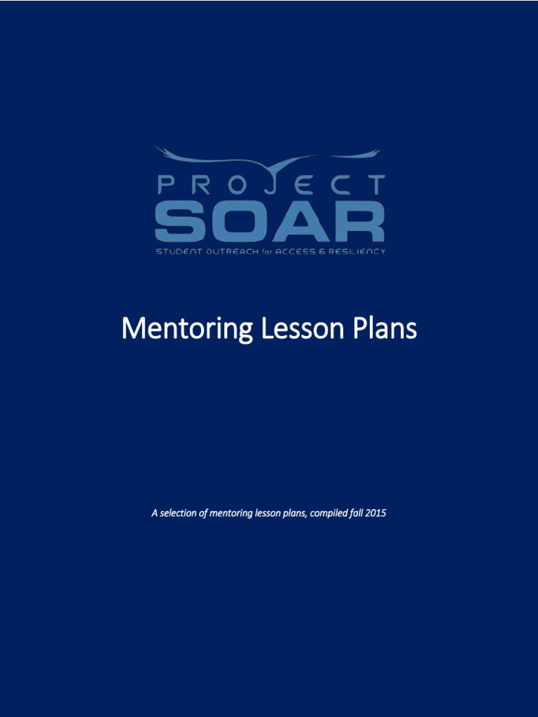 Soar Lesson Plan Handbook | PDF | Mentorship | Intelligence