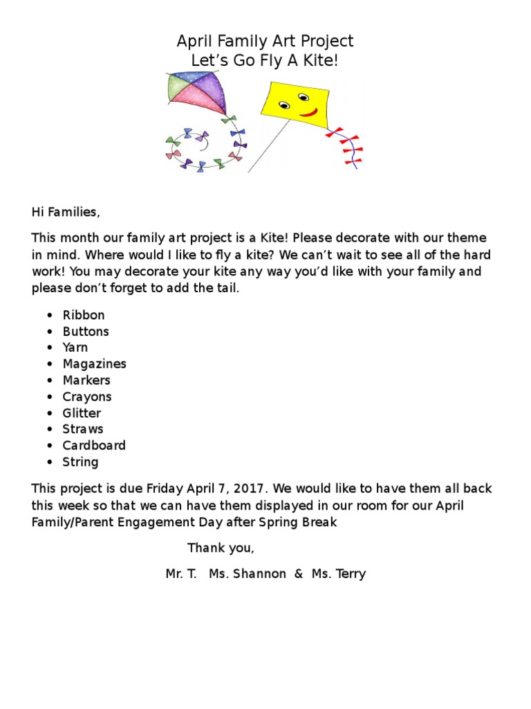 April Family Project | PDF | Art