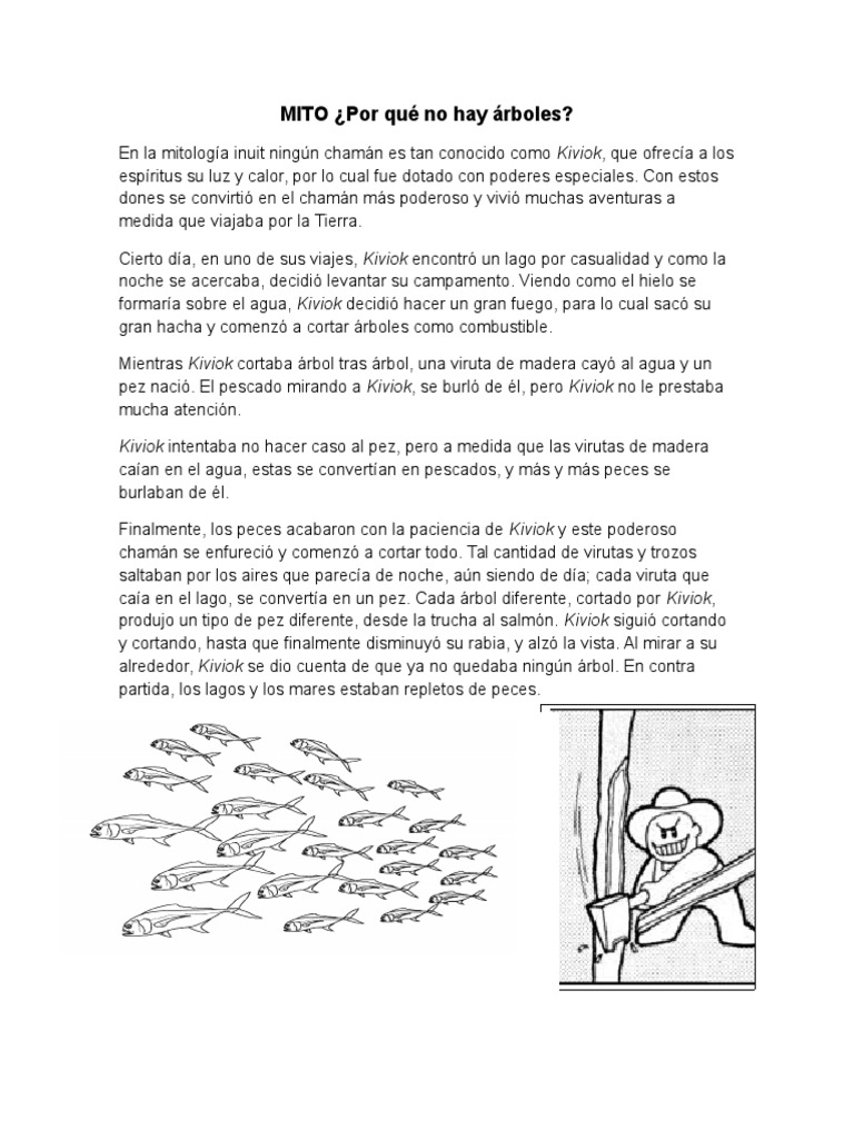 Mito Inuit: Kiviok y la Ausencia de Árboles | PDF | Ciencias sociales ...