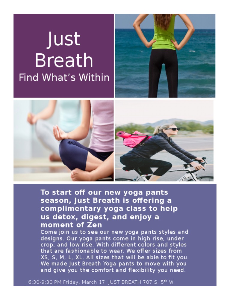 Just Breath Flyer | PDF